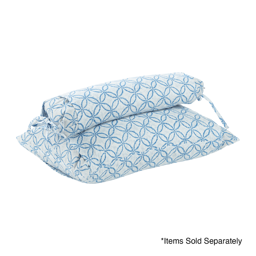 Taidai Light Blue Buckwheat Hull Pillow Cover - Soba Gara Makura ...