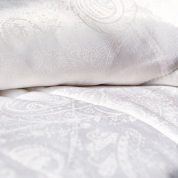 J-Life Beige Silk Japanese Duvet with Removable Cover - Made to Order ...