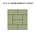 12' X 12' Tatami Room Kit - Made with Japanese Rush Grass | J-Life – J ...