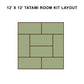 12' X 12' Tatami Room Kit - Made with Japanese Rush Grass | J-Life – J ...