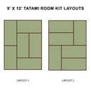 9' X 12' Tatami Room Kit - Made with Japanese Rush Grass | J-Life – J ...