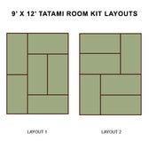 9' X 12' Tatami Room Kit - Made with Japanese Rush Grass | J-Life – J ...