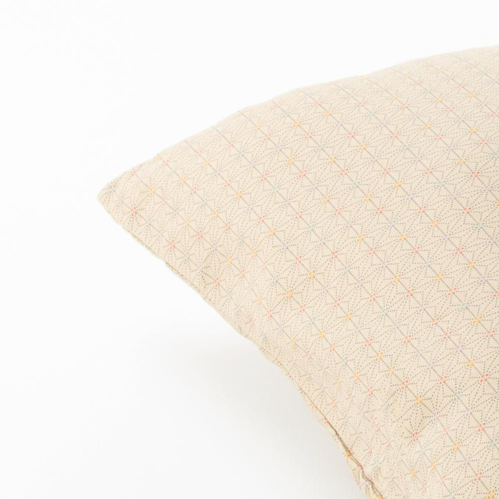 Asa No Ha Gold Zabuton Floor Pillow Cover | J-Life International