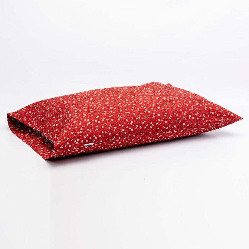 Sakura Red Pillowcase, 100% Cotton from Japan | Jlife – J-Life ...