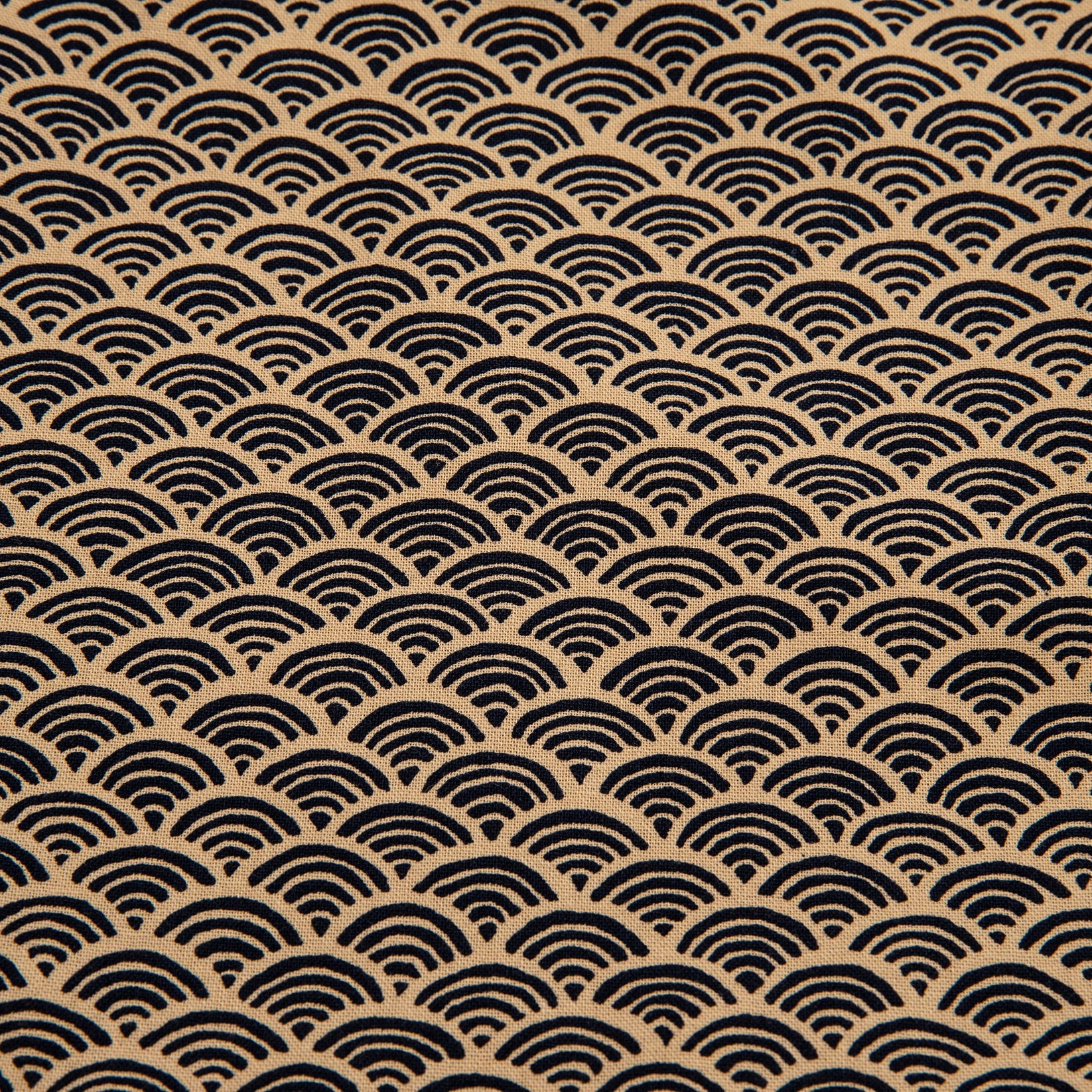 Imported Japanese Fabric- Nami Black 100% Cotton | Jlife – J-Life ...